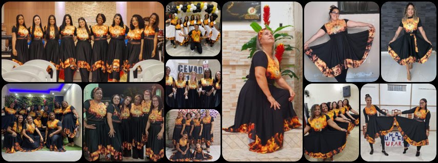Conjunto Sarça Ardente - Estilo Dança - Vestes ministeriais para ...